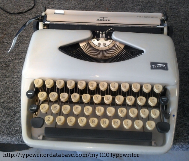 1967 Adler Tippa 1 on the Typewriter Database