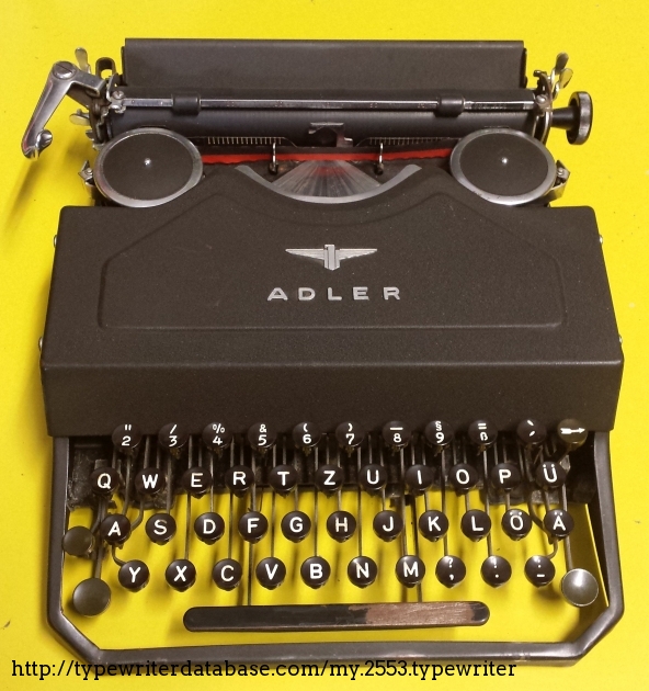 1949 Adler Favorit 2 on the Typewriter Database