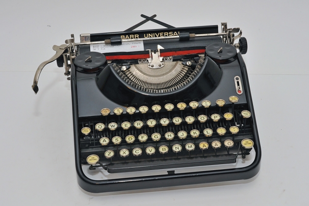 19 xx Barr Universal on the Typewriter Database