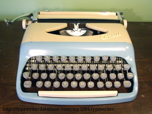 1962 Consul 232 on the Typewriter Database