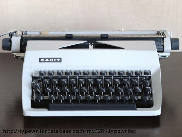 1967 Facit TP2 on the Typewriter Database