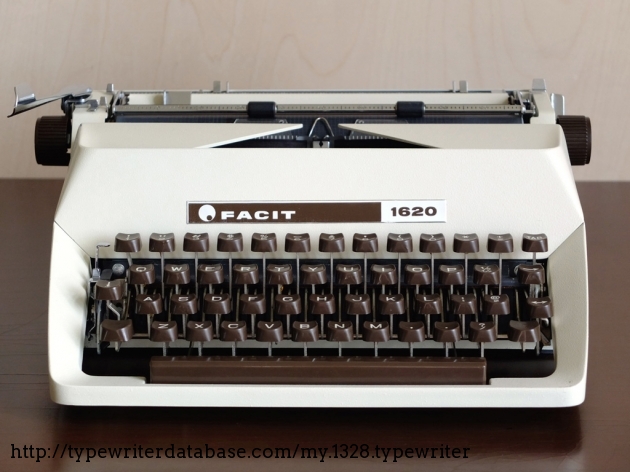 1969 Facit 1620 on the Typewriter Database