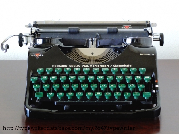 1950 Groma Modell N on the Typewriter Database