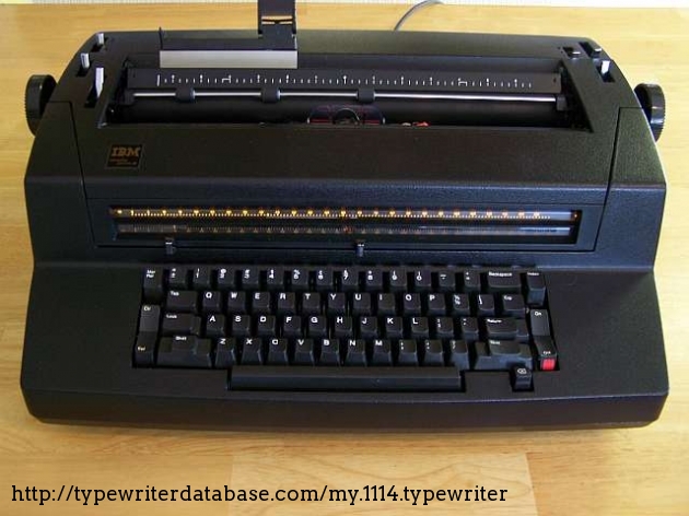 1980 IBM Correcting Selectric III on the Typewriter Database