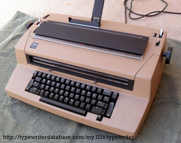1981 IBM Correcting Selectric III on the Typewriter Database