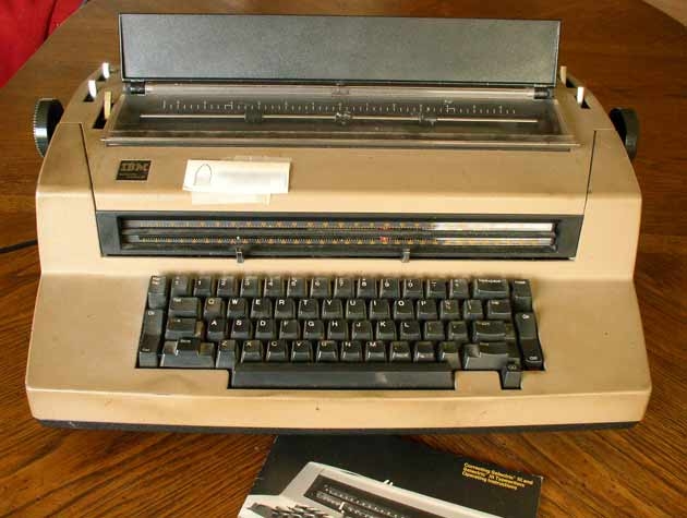 1983 IBM Correcting Selectric III on the Typewriter Database