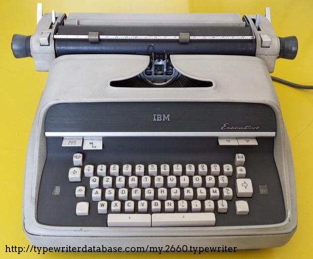 1963 IBM Model C Executive on the Typewriter Database