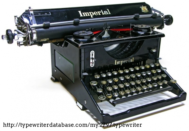 1937 Imperial 50 on the Typewriter Database
