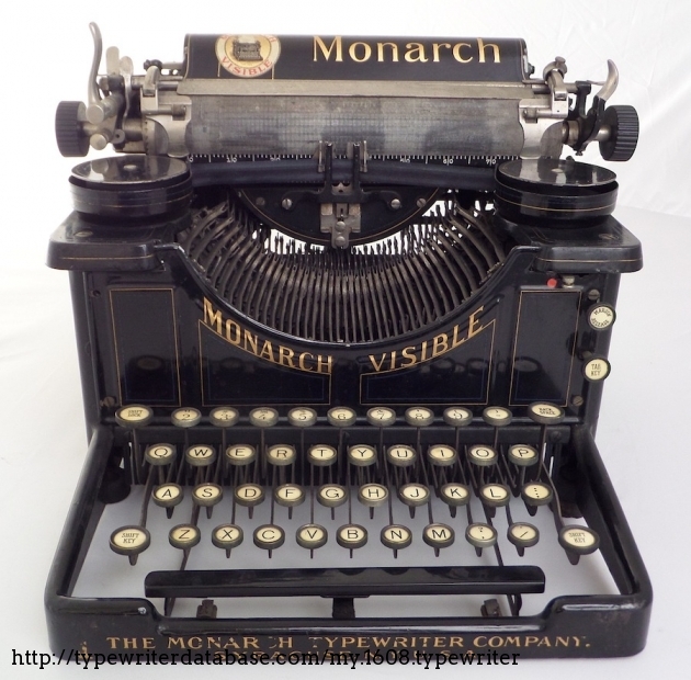 1907 Monarch 1 on the Typewriter Database