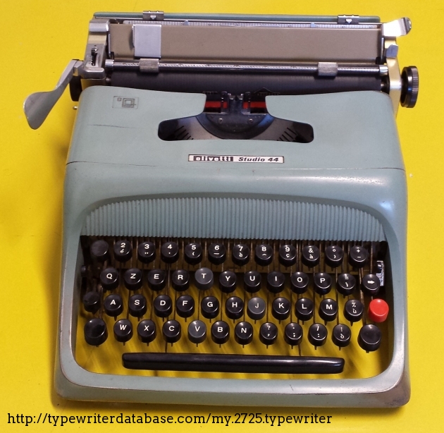 1966 Olivetti Studio 44 on the Typewriter Database