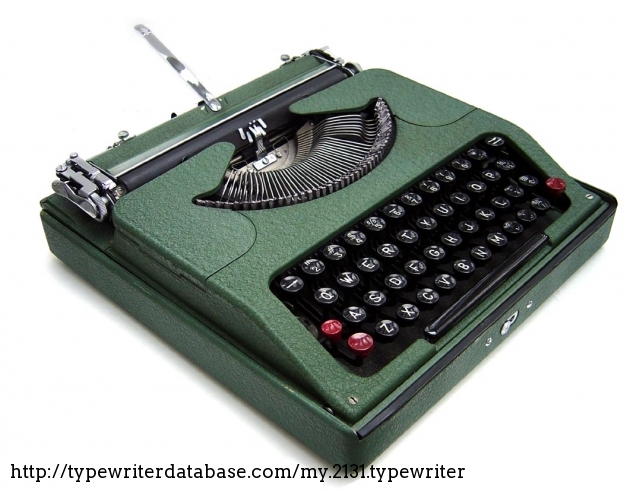 1953 Rooy portable on the Typewriter Database