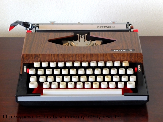 1968 Royal (Silver-Seiko) Fleetwood on the Typewriter Database