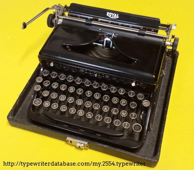 1936 Royal O on the Typewriter Database