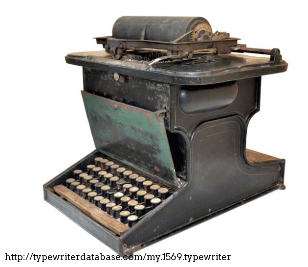 1875 Sholes & Glidden Type Writer on the Typewriter Database