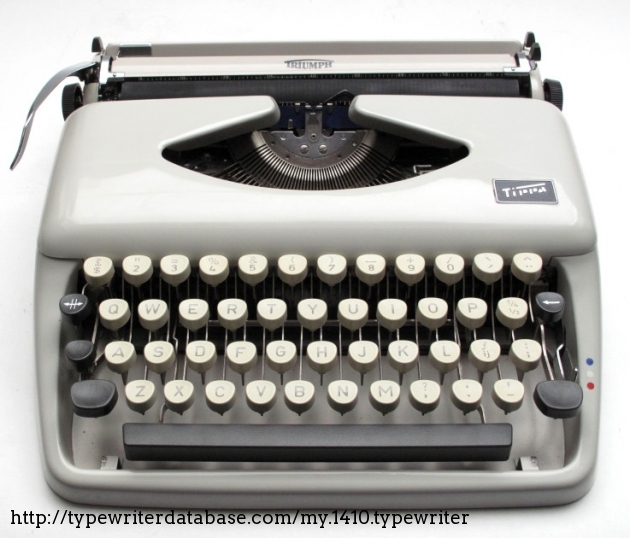 1969 Triumph Tippa on the Typewriter Database