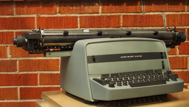 1968 Underwood Scriptor on the Typewriter Database
