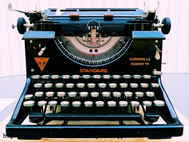1932 Adler Standard on the Typewriter Database