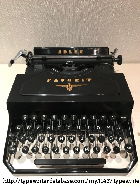 193X Adler Favorit 2 on the Typewriter Database
