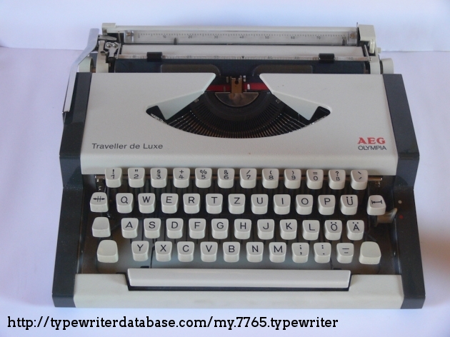 1987 AEG (Olympia) Traveller de Luxe on the Typewriter Database