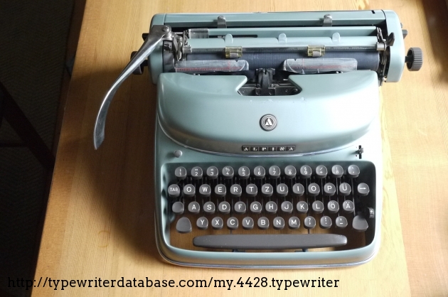 1956 Alpina SK 24 on the Typewriter Database