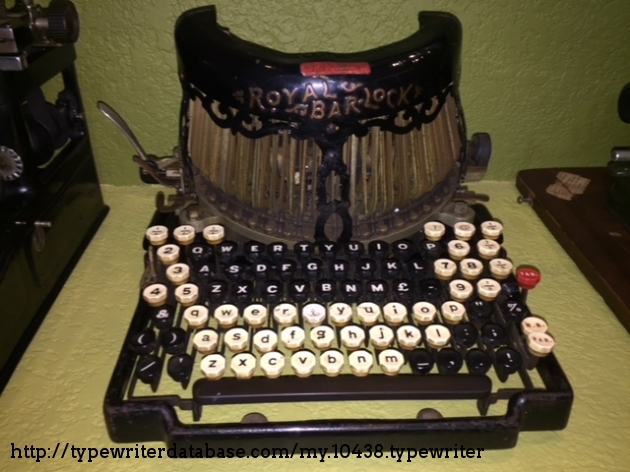 1909 Royal Bar-lock 14 on the Typewriter Database