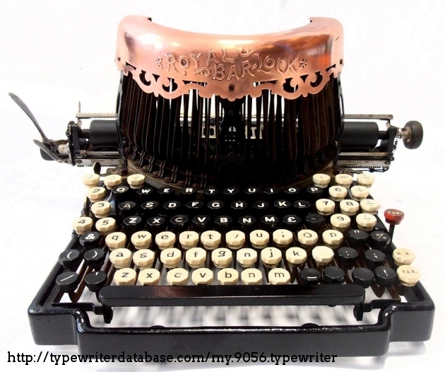 1901 Barlock Royal Bar-Lock 10 on the Typewriter Database