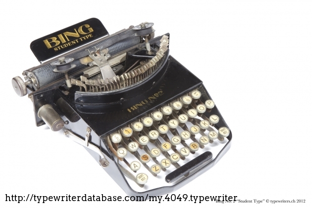 192X Bing 2 on the Typewriter Database