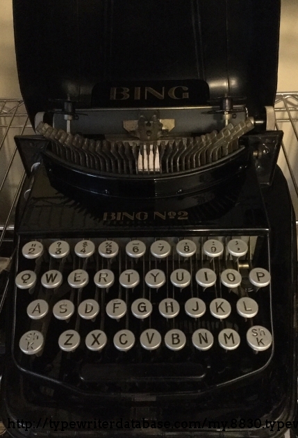 19xx Bing 2 on the Typewriter Database