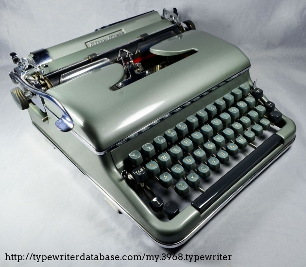 1959 Blue Bird 18b on the Typewriter Database