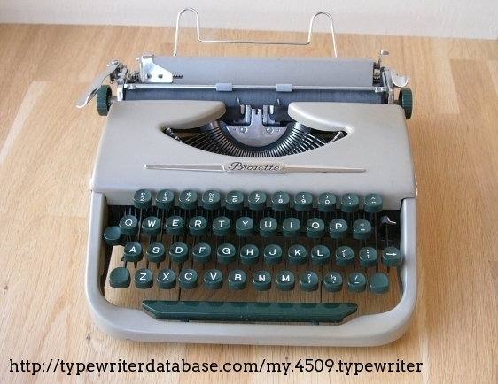 1953 Brosette Portable on the Typewriter Database