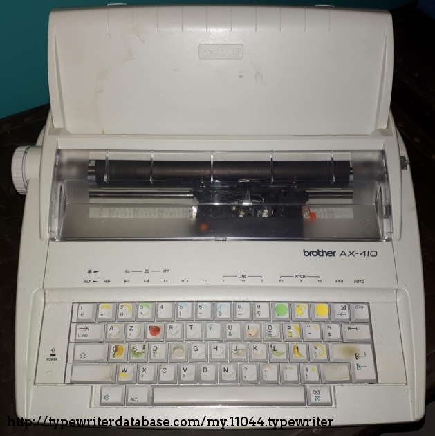 2004 Brother AX-410 on the Typewriter Database