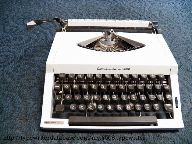 196X Commodore 2000 on the Typewriter Database