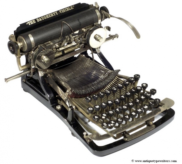 1893 Daugherty Visible on the Typewriter Database