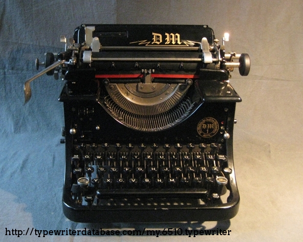 193x DM #1 on the Typewriter Database