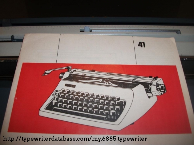 1977 Erika 41 on the Typewriter Database