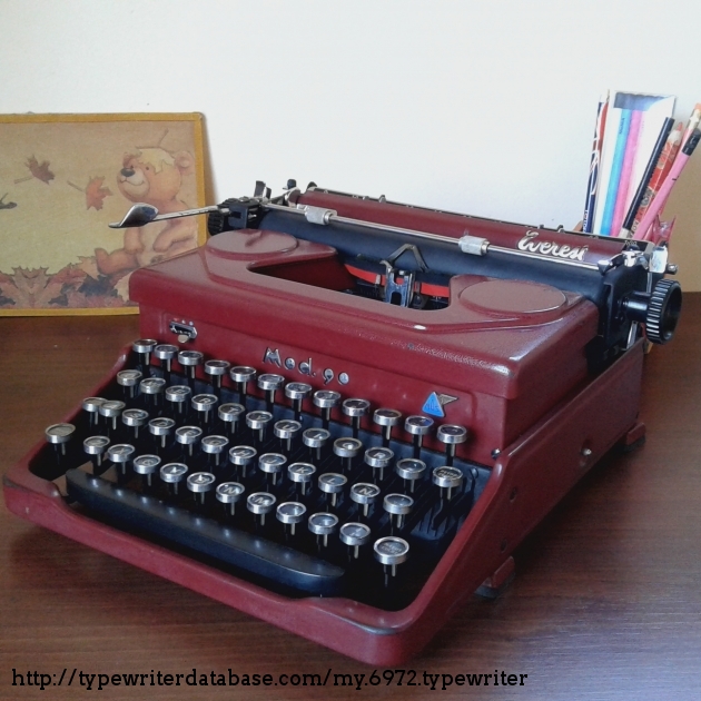 1948 Everest 90 on the Typewriter Database