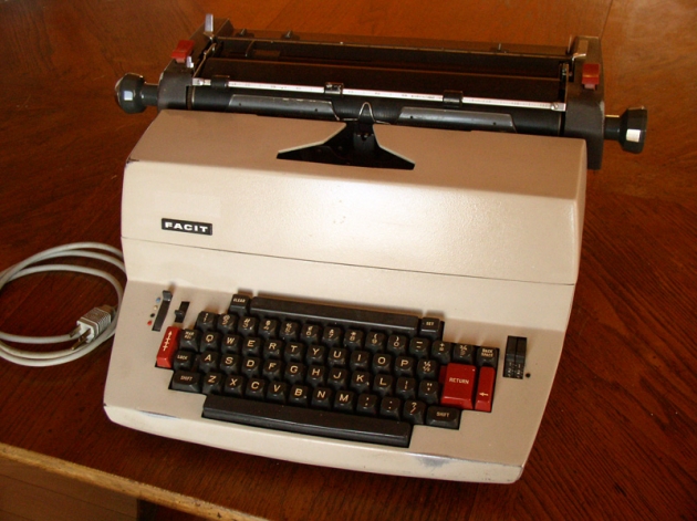 1969 Facit 1820 on the Typewriter Database