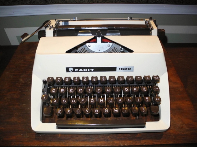 1970 Facit 1620 on the Typewriter Database