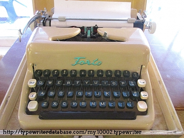 195x Forto Forto on the Typewriter Database