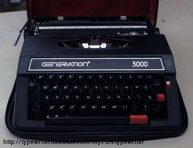 2006 Generation 3000 on the Typewriter Database