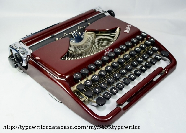 1956 Groma Kolibri on the Typewriter Database