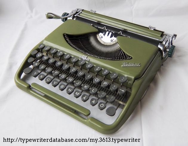 1958 Groma Kolibri on the Typewriter Database
