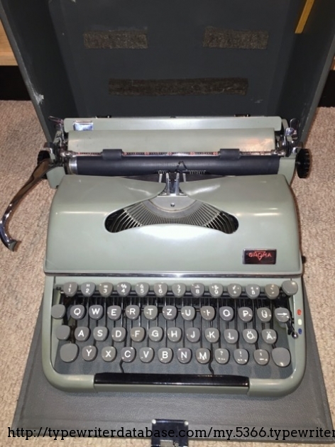1958 Groma Modell T on the Typewriter Database