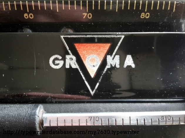 1942 Groma Modell T on the Typewriter Database