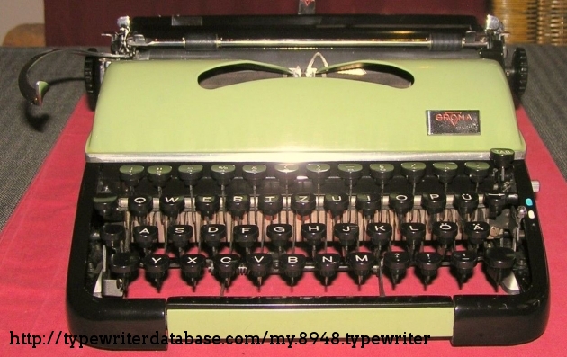 1957 Groma Modell N on the Typewriter Database