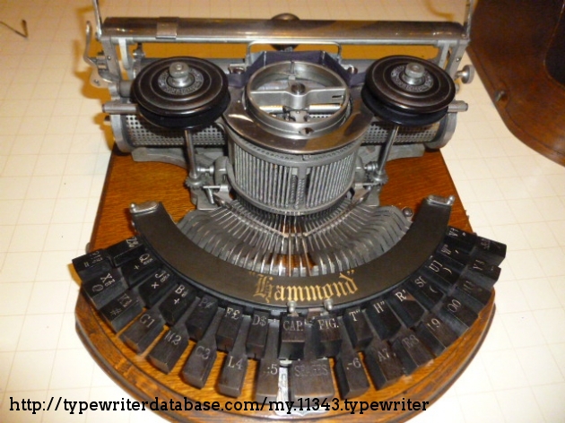 1893 Hammond 1b on the Typewriter Database