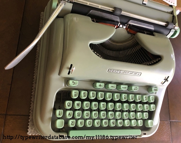 1963 Hermes 3000 on the Typewriter Database