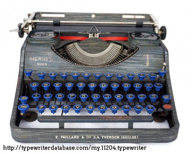 1933 Hermes 2000 on the Typewriter Database