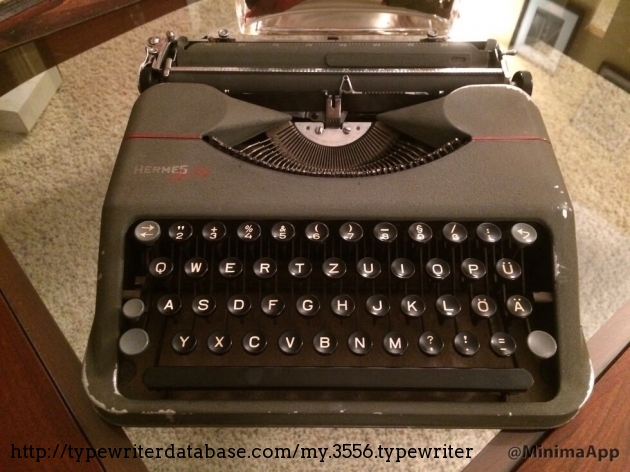 1948 Hermes Baby on the Typewriter Database