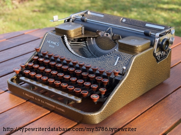 1933 Hermes 2000 on the Typewriter Database